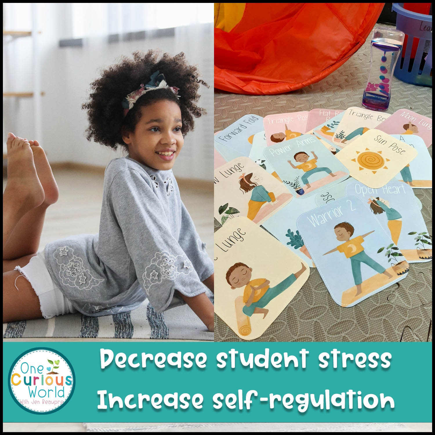 Yoga Pose Cards for Kids A Mindfulness Calm Down Corner Activity - Etsy