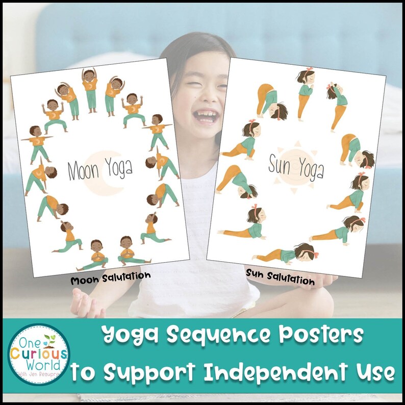 Yoga Pose Cards for Kids A Mindfulness Calm Down Corner Activity - Etsy