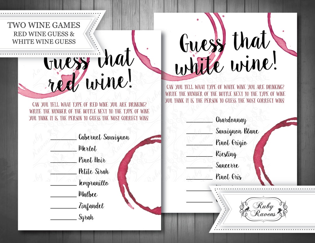 Wine Game Guess Which Wine, Guess That Wine Wine, Wine Tasting, Red ...