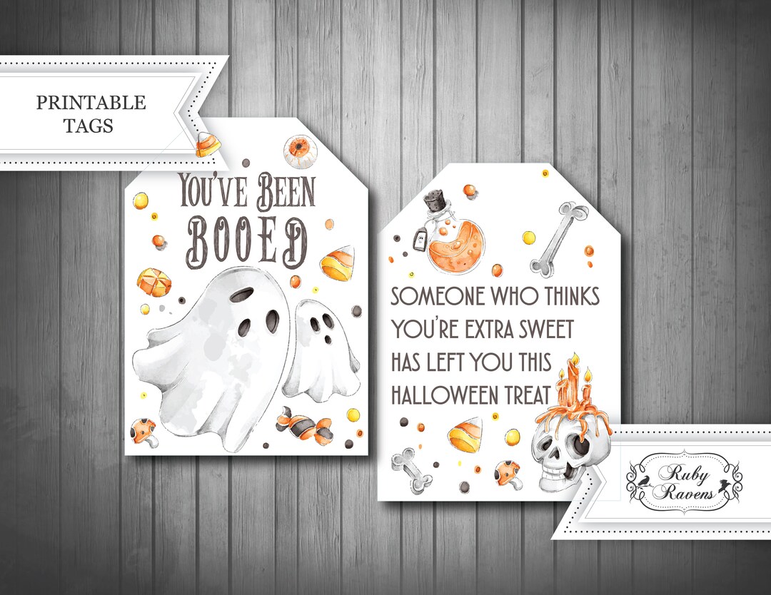 INSTANT DOWNLOAD Printable Ghost You've Been BOOED - Etsy
