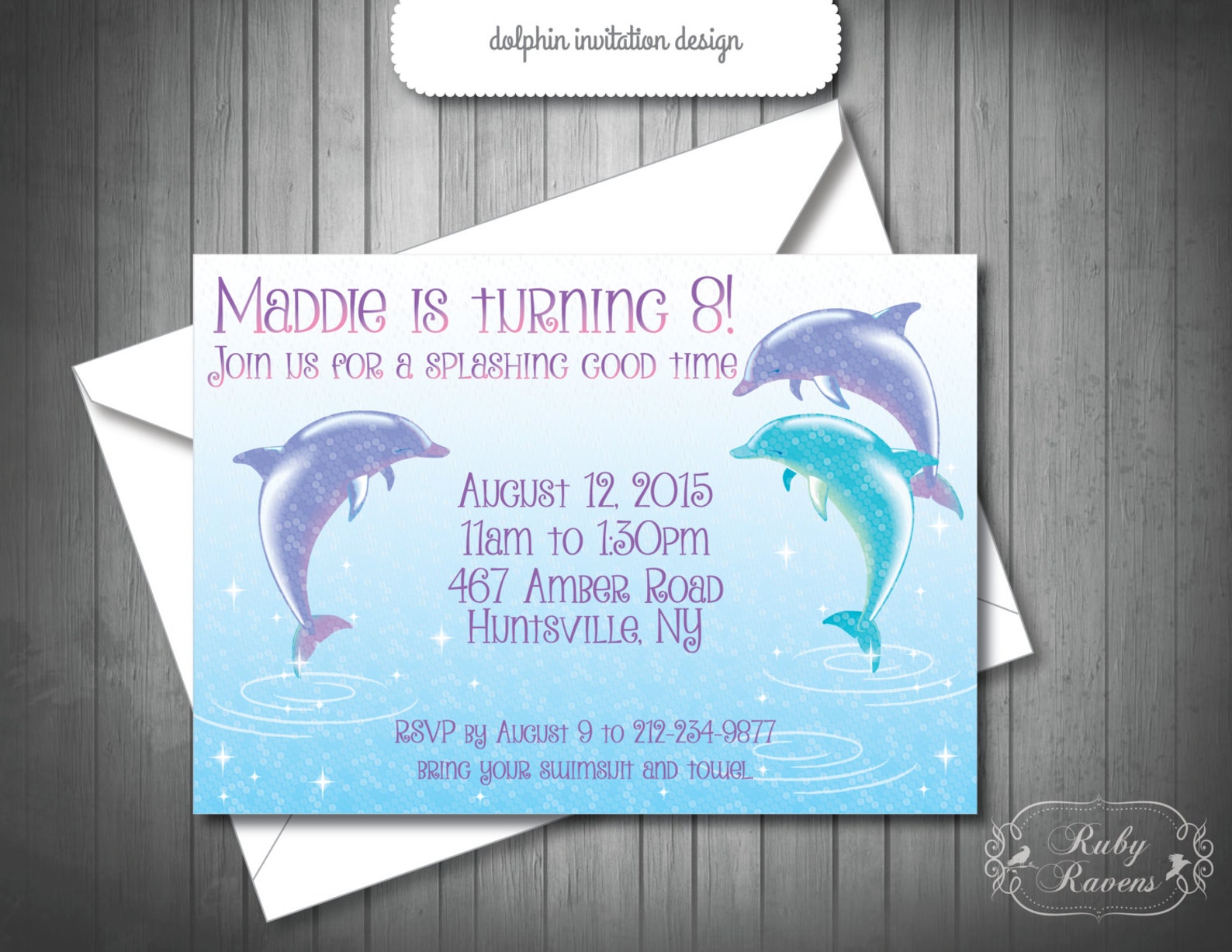 Dolphin Thank You Card Dolphin Thank You Card Dolphin - Etsy