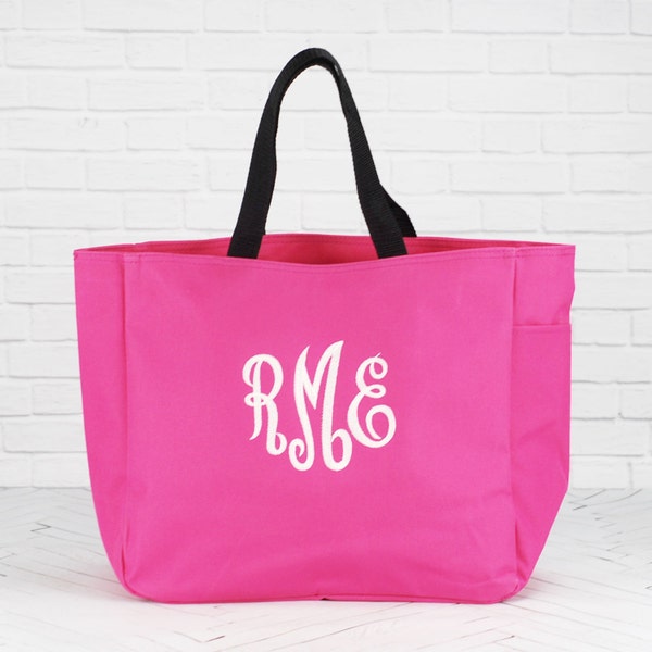 Monogram Tote Bag - Etsy