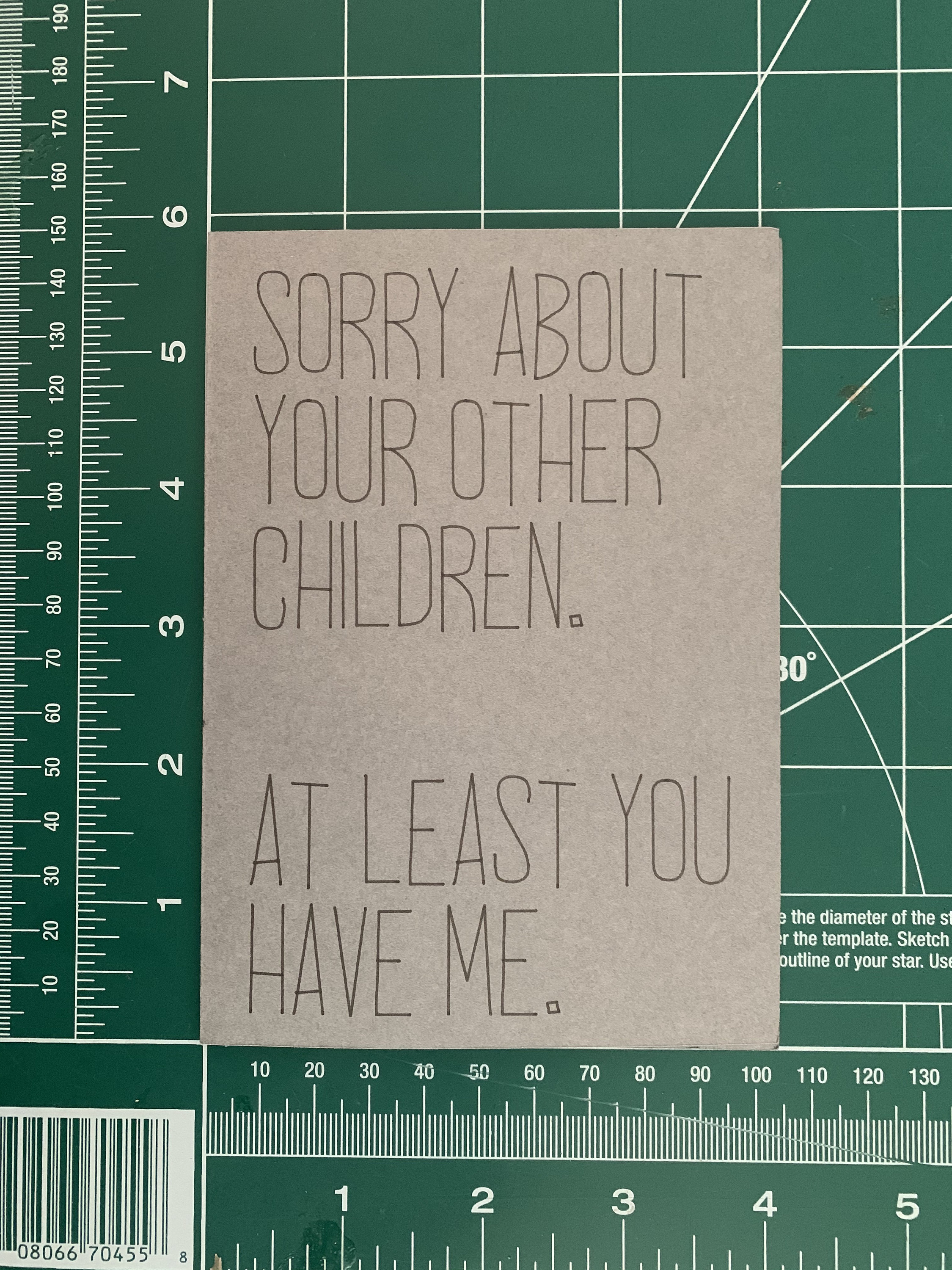 Sorry About Your Other Children Card Father's Day Card - Etsy