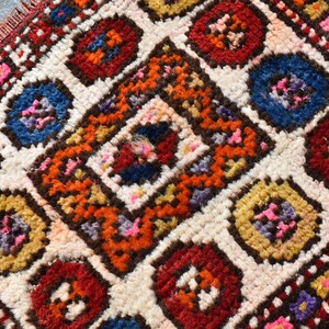 Marvelous Antique Turkish Collectors Piece Bag Face Rug 14'' X 12 ...