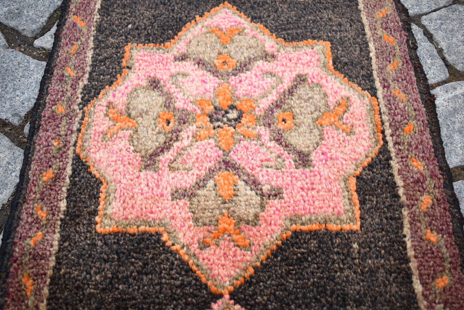 Kurdish Rug, 1'6 X 2'9 Ft, Vintage Rug, East Anatolian Kurdish Rug ...