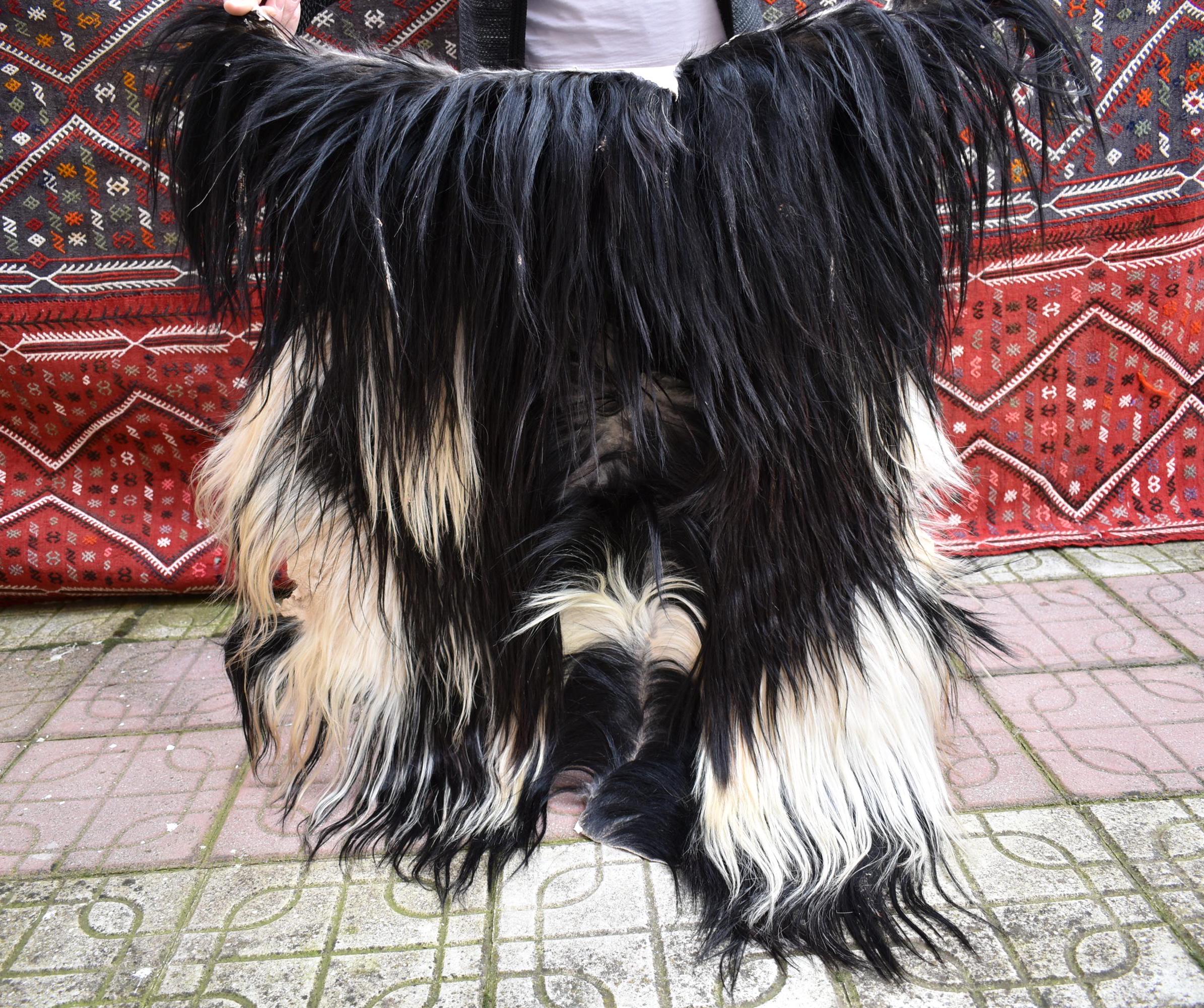 Angora Goat Leather Goatskin Fur, 2 X 3 Ft, Pelt Hide 100% Natural Goat ...