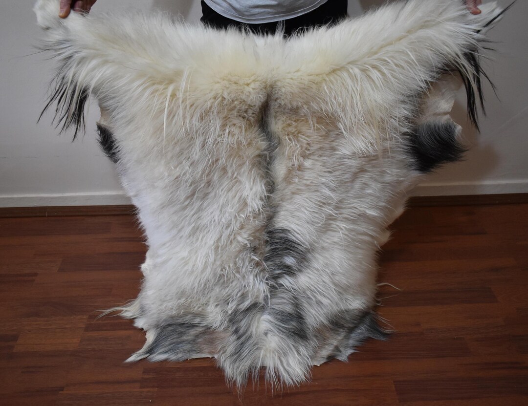 Angora Goat Leather Goatskin Fur, 2 X 3 Ft, Pelt Hide 100% Natural Goat ...