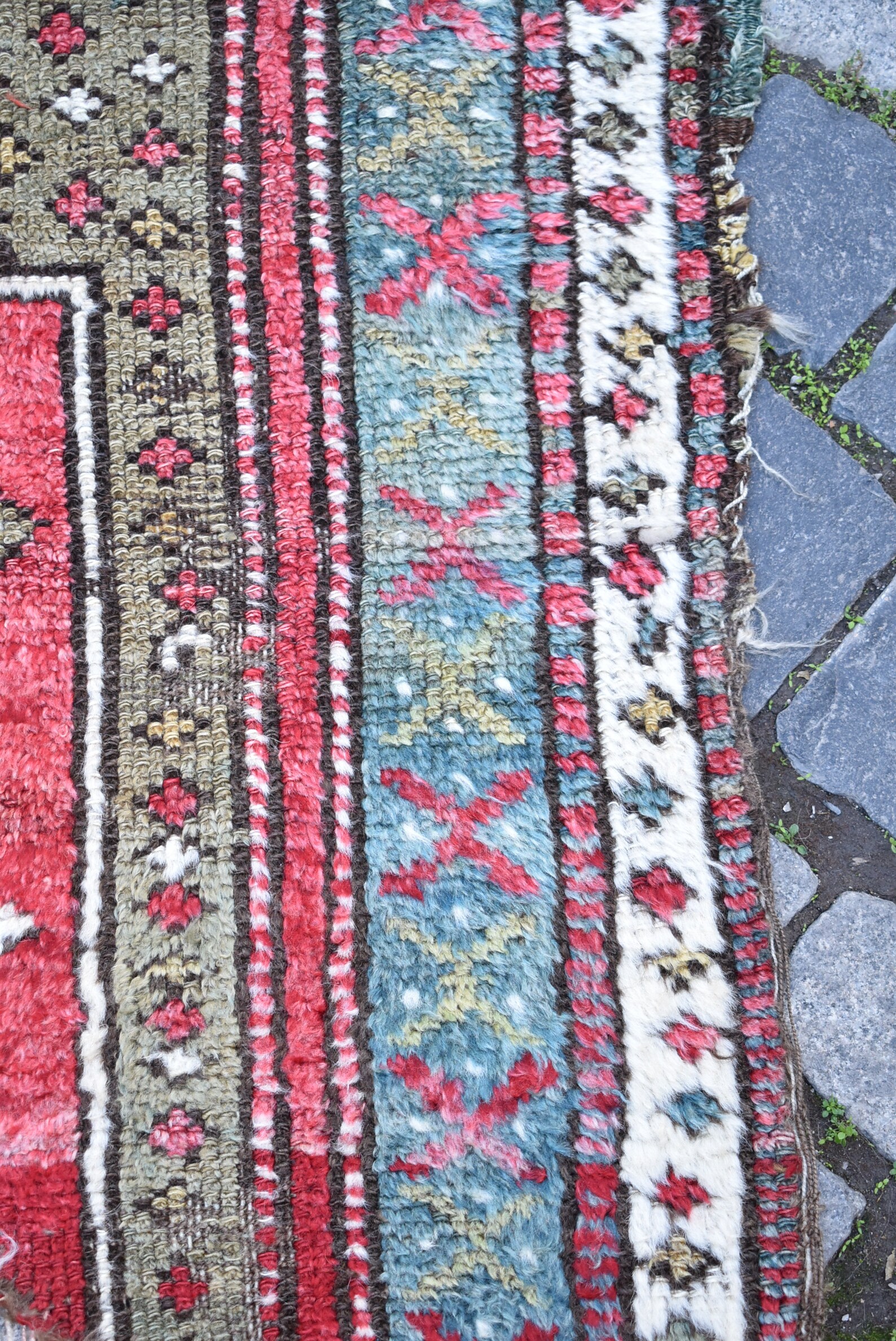 Terrific Antique Turkish Fragment Rug 28'' X - Etsy