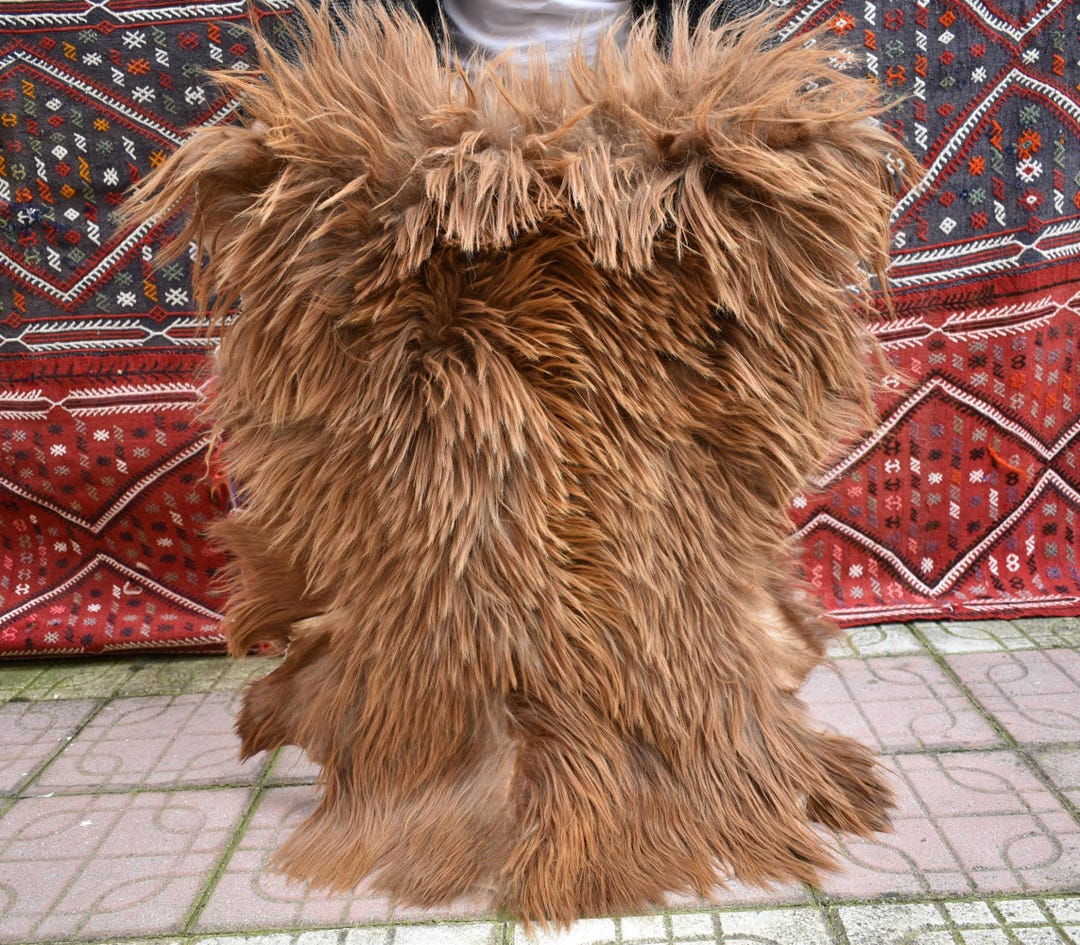 Angora Goat Leather Goatskin Fur, 2 X 3 Ft, Pelt Hide 100% Natural Goat ...