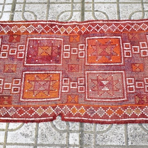 Fabulous Antique Cicim Kilim Rug, 17'' X 37'' Anatolian Sivrihisar ...