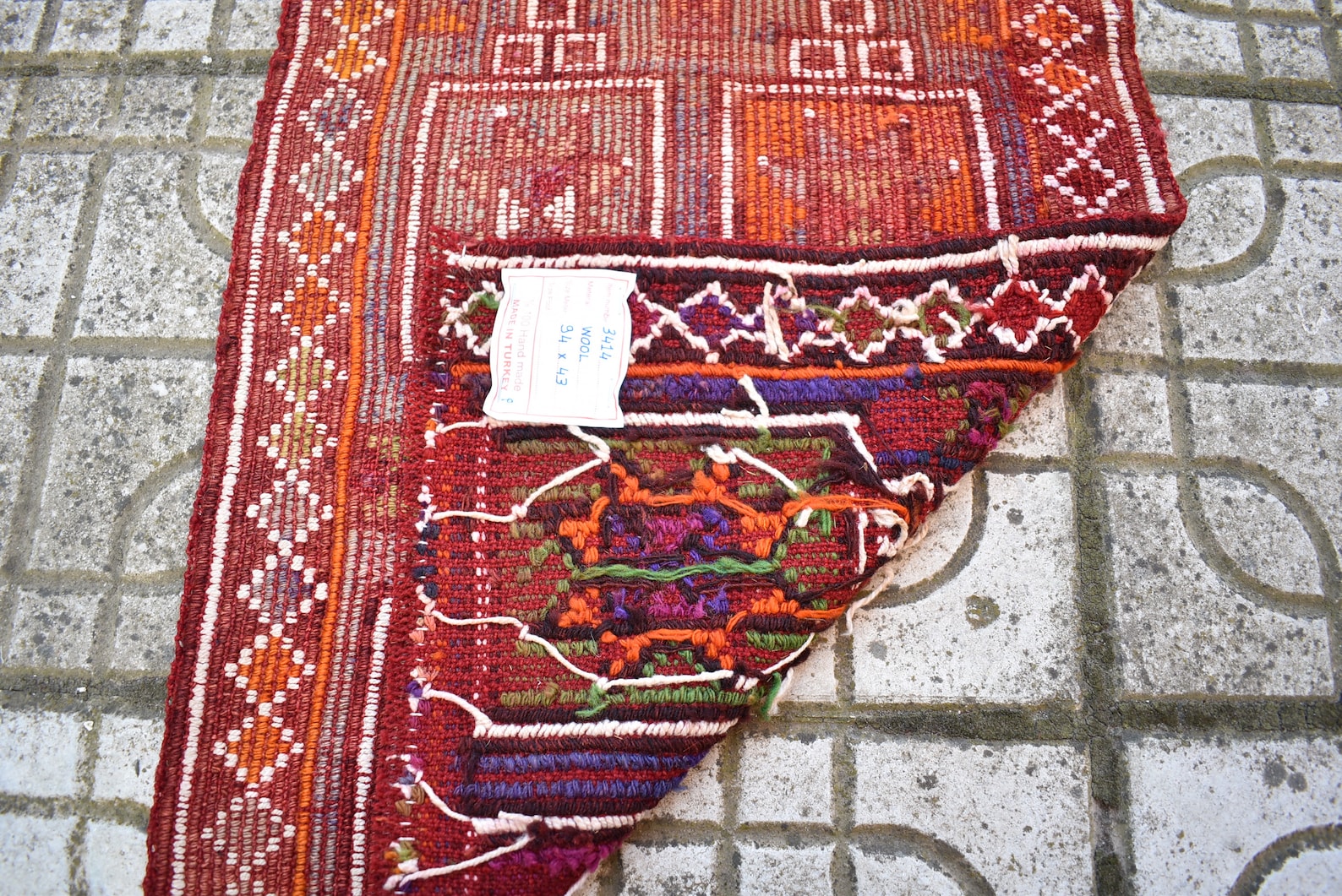 Fabulous Antique Cicim Kilim Rug 17'' X 37'' - Etsy