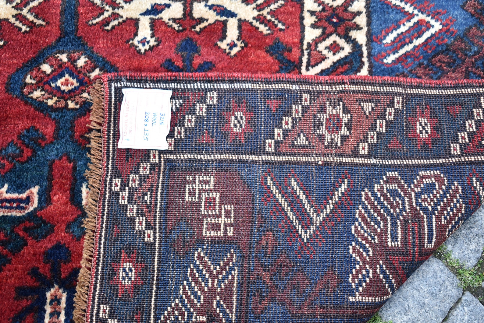 Fabulous Antique Rare Turkish Rug 53'' x 82'' | Etsy