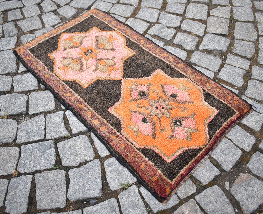 Kurdish Rug, 1'6 X 2'9 Ft, Vintage Rug, East Anatolian Kurdish Rug ...
