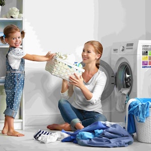 Laundry Cheat Sheet - Magnet for Washer or Dryer - Etsy