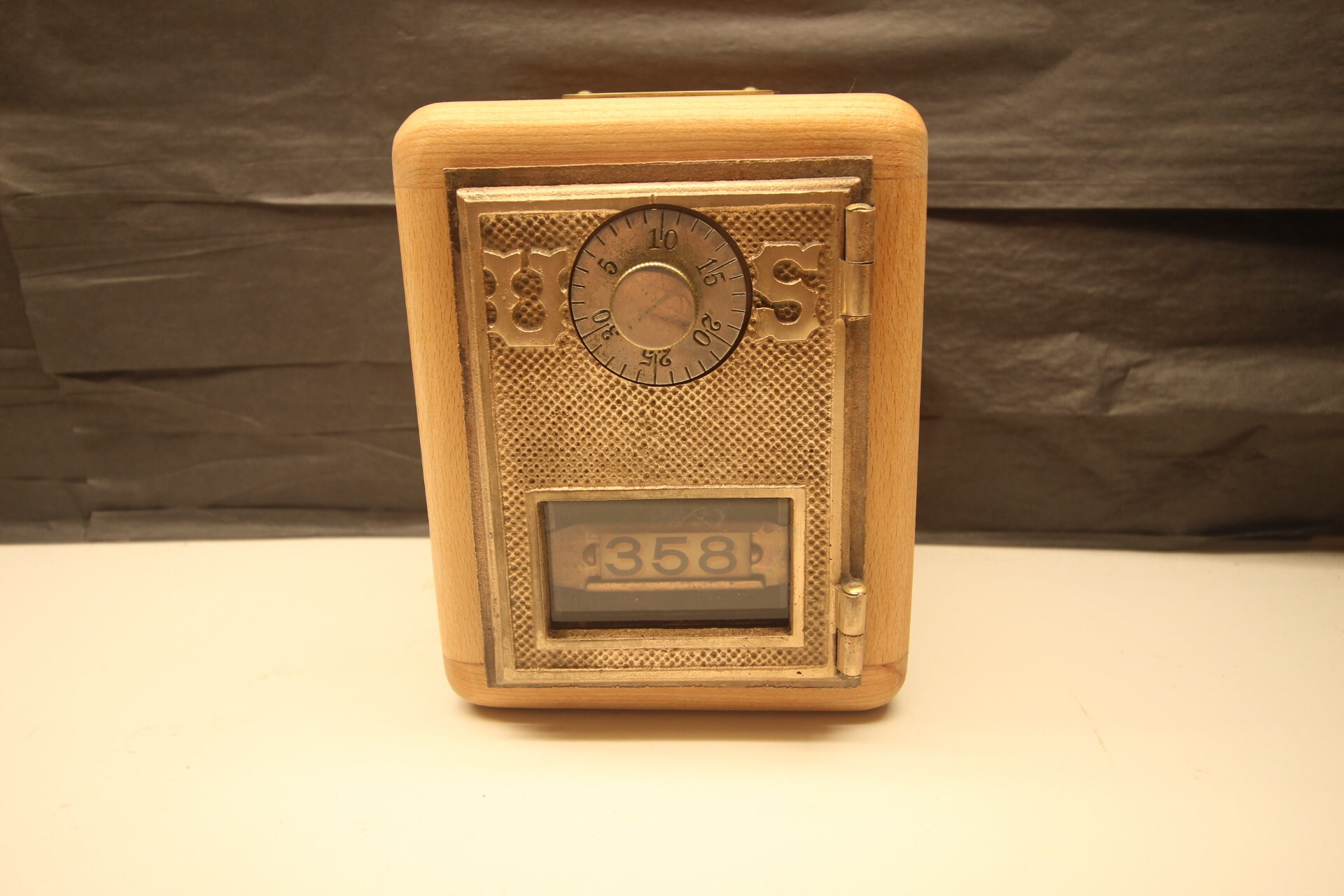 358 US Original Post Office Box Door Bank Dovetail Construction Cherry ...