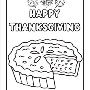 Thanksgiving Preschool Coloring Book Coloring Sheets Friendsgiving ...