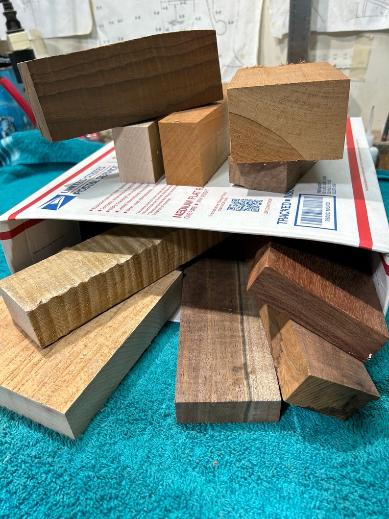 Wood Cutoffs , Flat Rate Box, Craft Wood, Wood Turning Blanks - Etsy