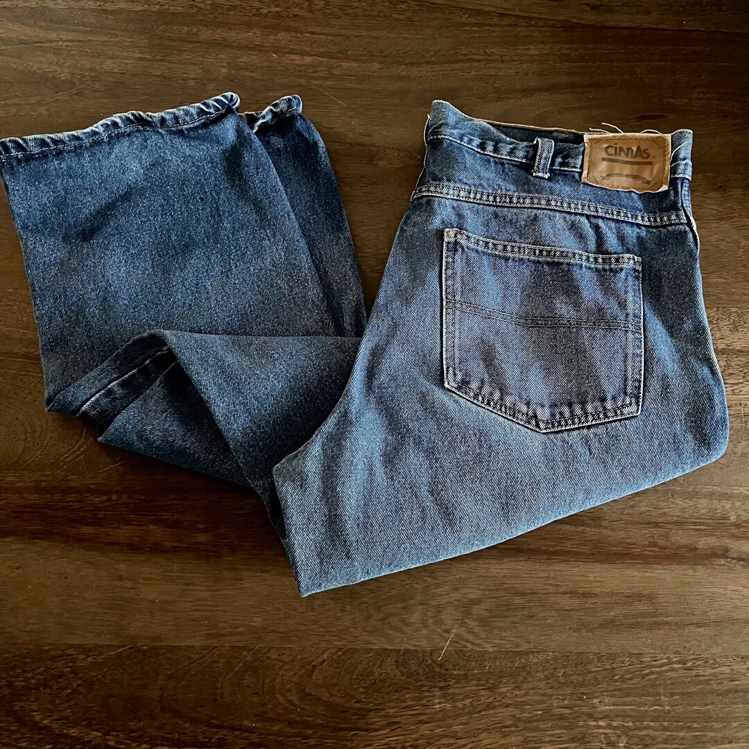 Vintage 1990s Distressed Cintas Work Jeans Size 36 - Etsy