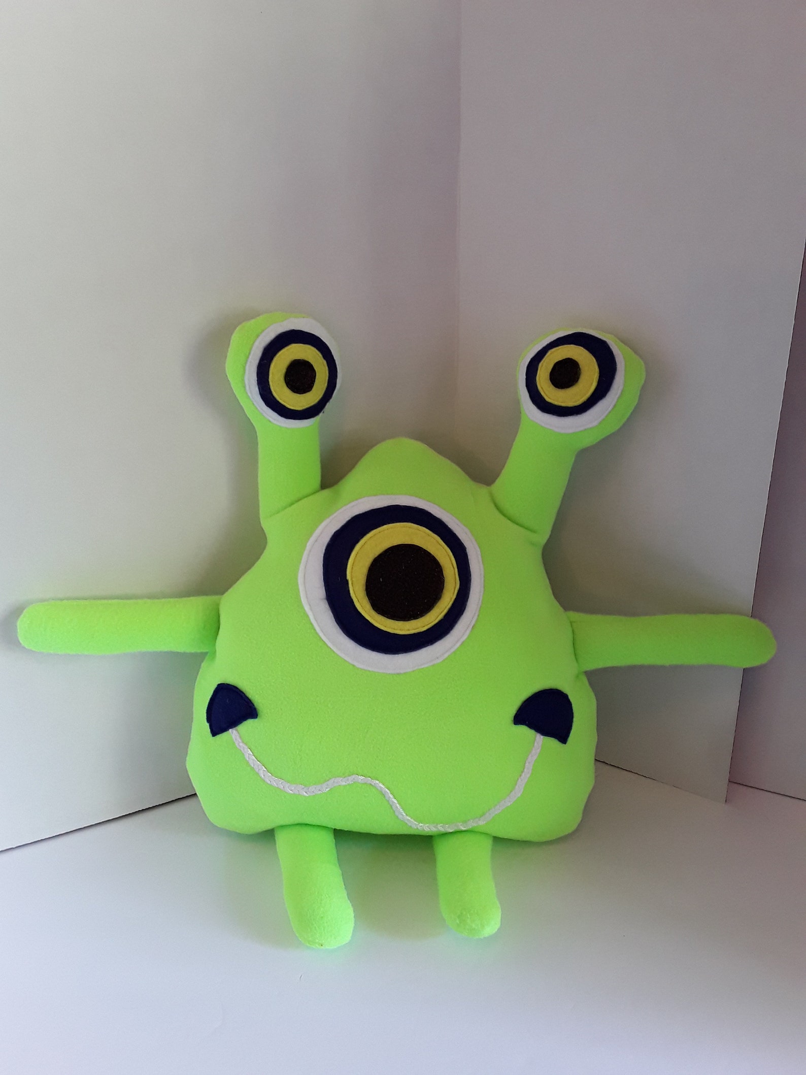 Space Alien Plush Pillow | Etsy