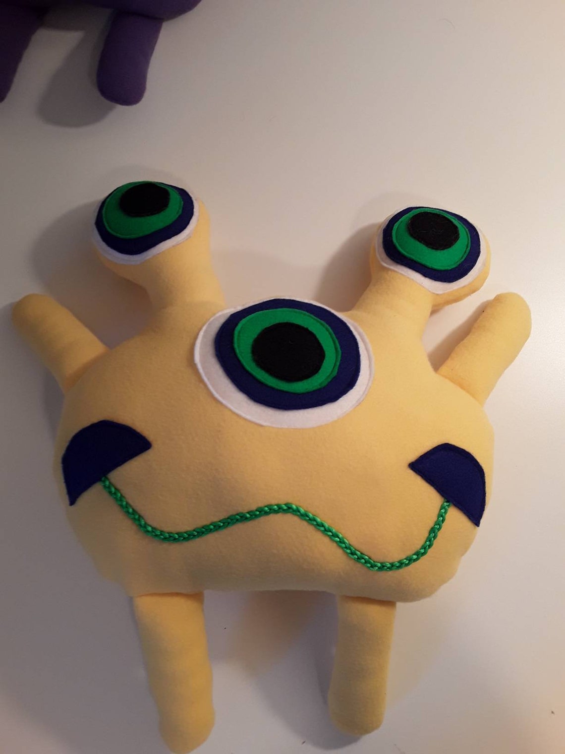 Space Alien Plush Pillow - Etsy