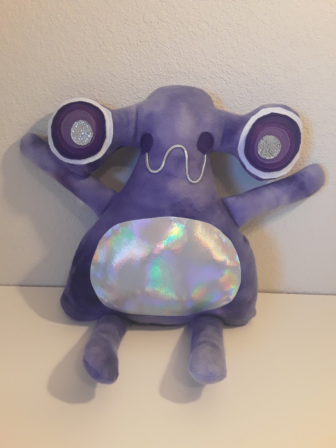 Purple Space Alien Monster Plush Pillow - Etsy