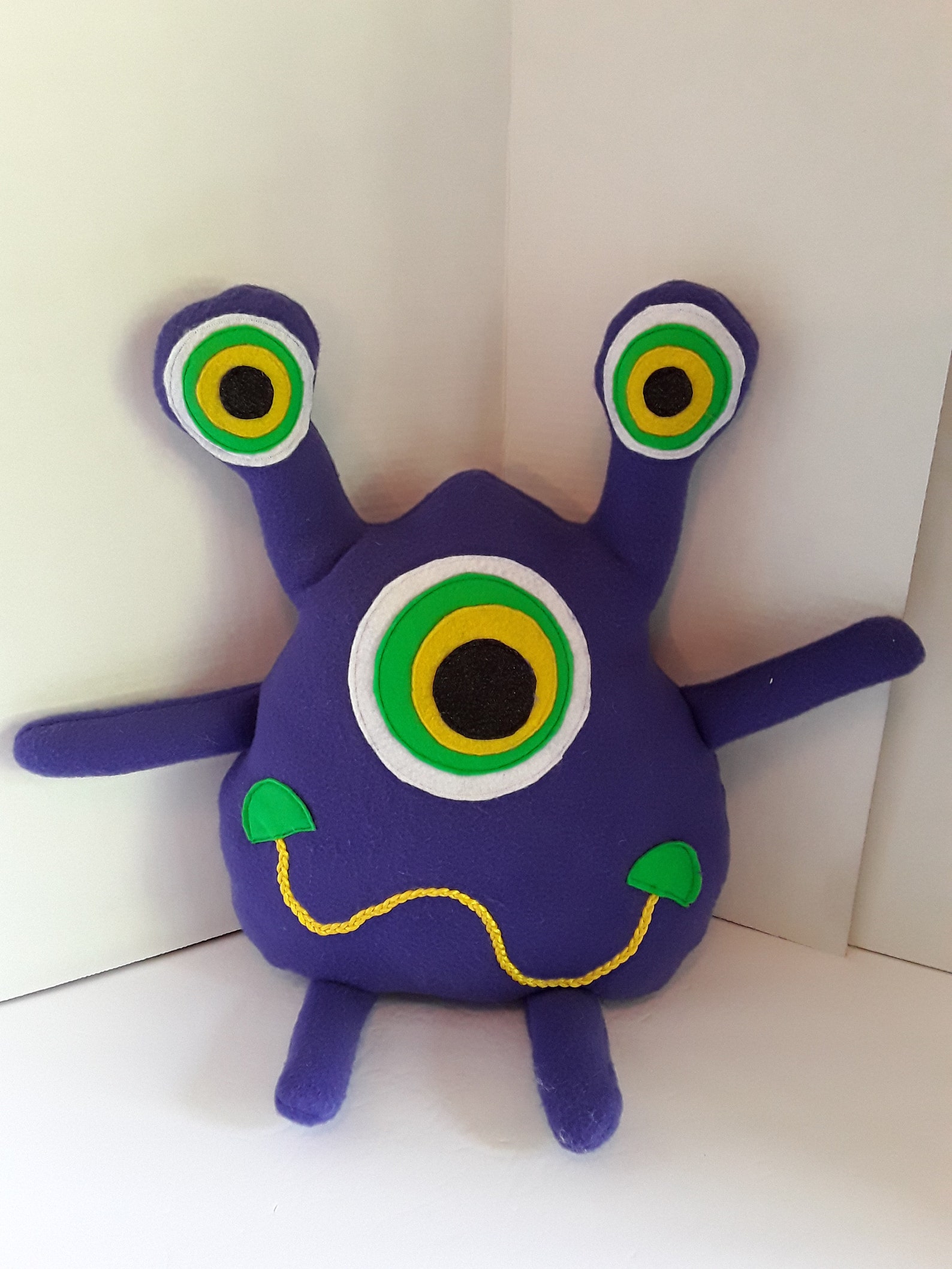 Space Alien Plush Pillow | Etsy