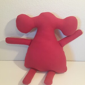 Red Space Alien Monster Plush Pillow - Etsy