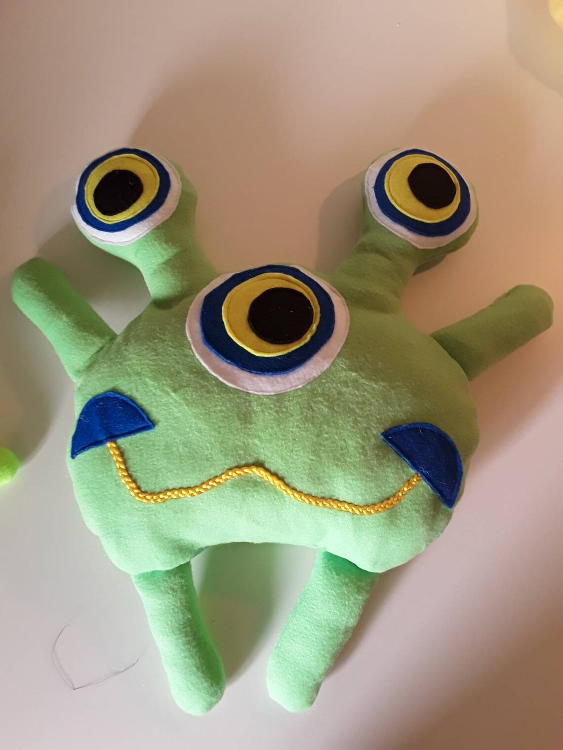 Space Alien Plush Pillow | Etsy