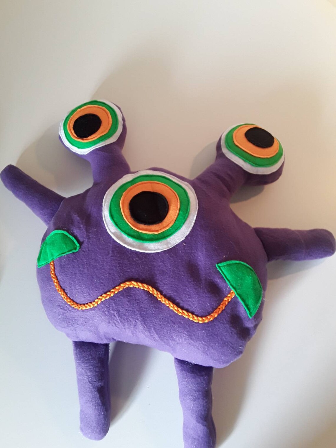 Space Alien Plush Pillow | Etsy