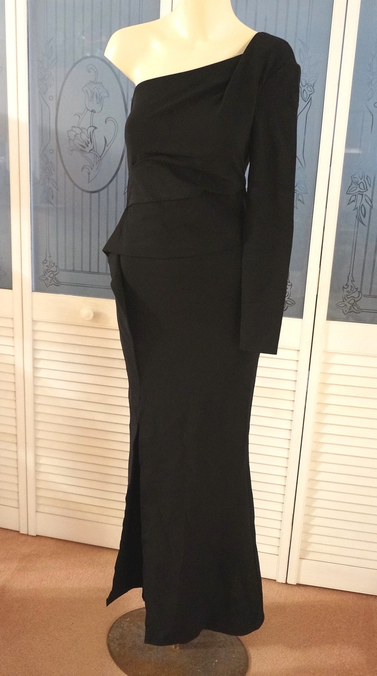 NOS Vintage ESCADA Ruffled Formal Dress Red Carpet Origami Gown - Etsy