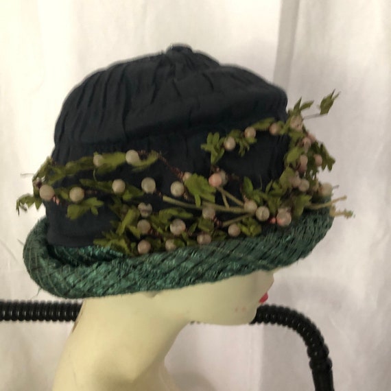 Rare Antique French Victorian Berry Hat, Victorian Sh… - Gem