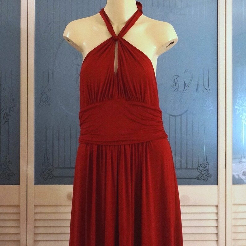 Vintage BCBG Max Azria Ruched Halter Dress Formal Gown Maxi Dress - Etsy