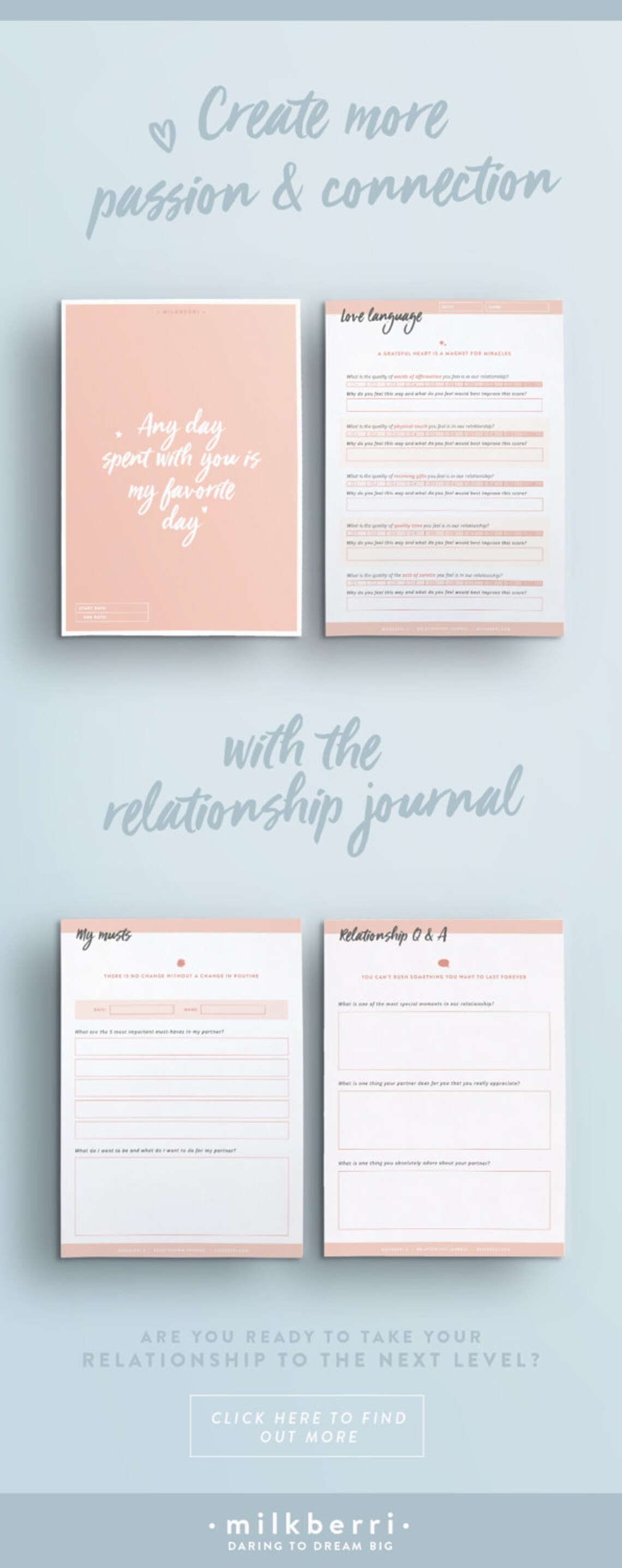 Relationship Journal Couple Journal. Love Languages. | Etsy