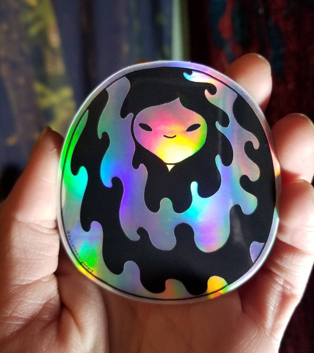 Art Sticker Holographic Vinyl Sticker Laptop Sticker Phone | Etsy