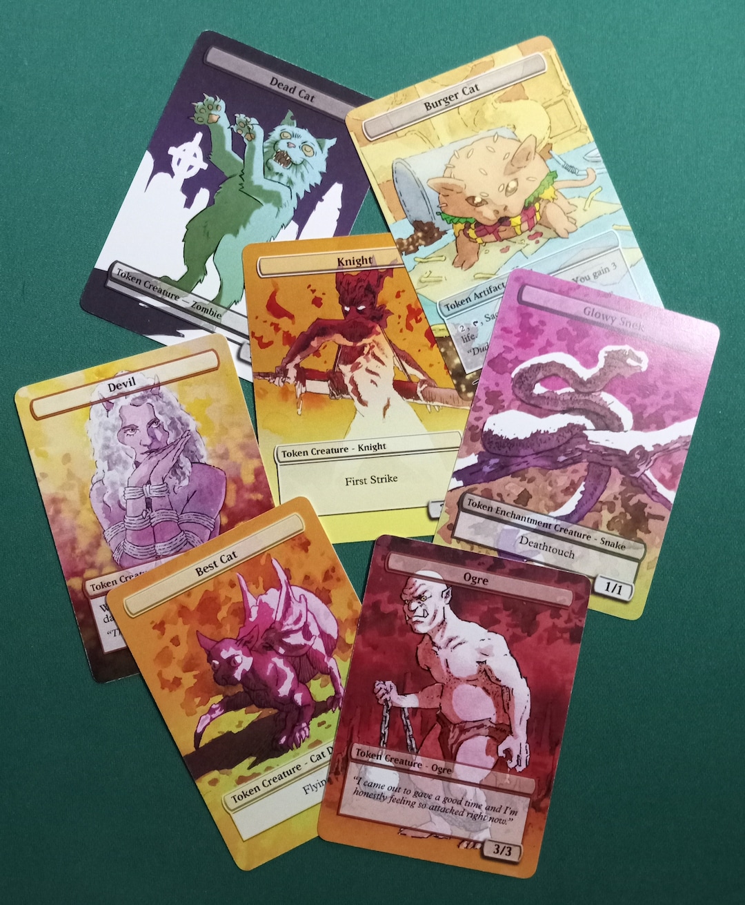 Customizable Magic the Gathering Tokens X6 - Etsy