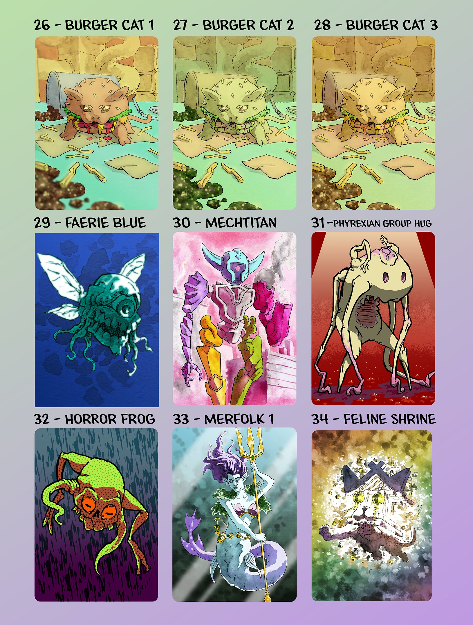 Customizable Magic the Gathering Tokens X6 - Etsy