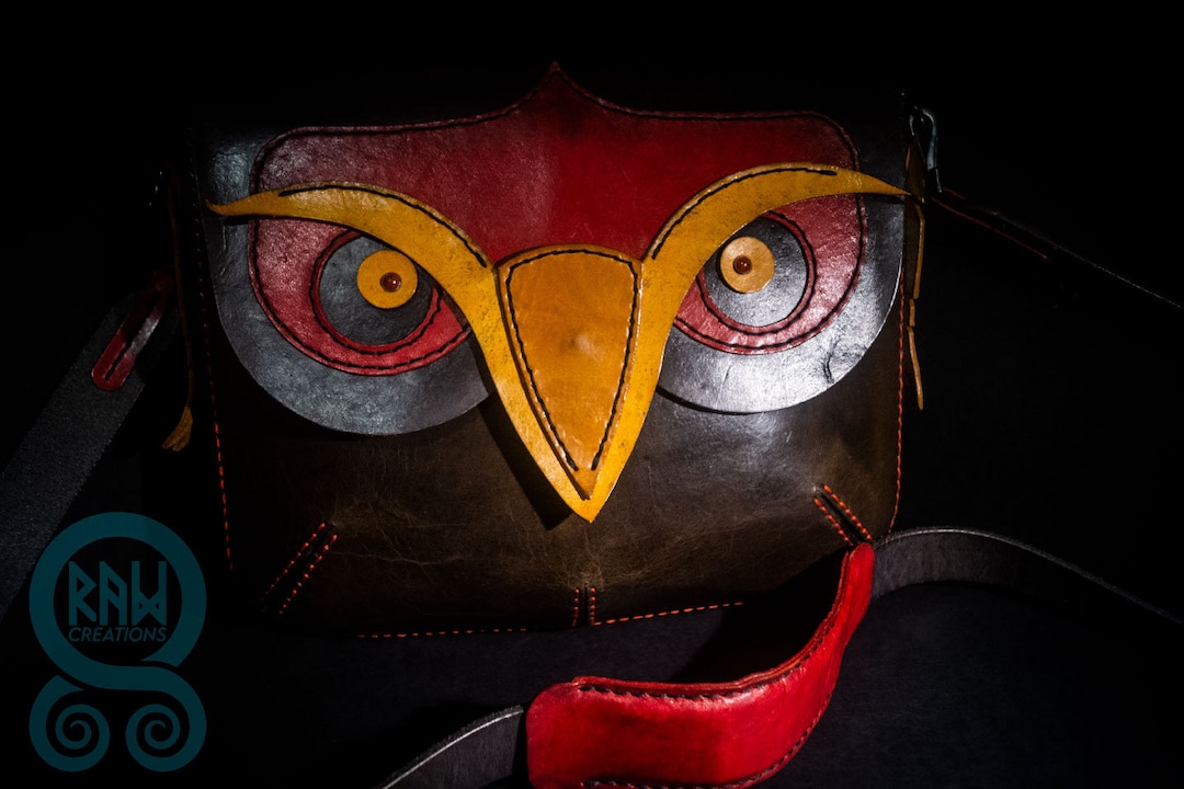 Leather Owl Bag - Etsy