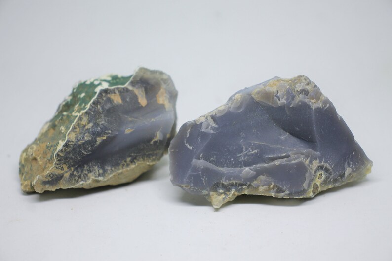Blue Gray Agate Rough Raw Stone - Etsy UK