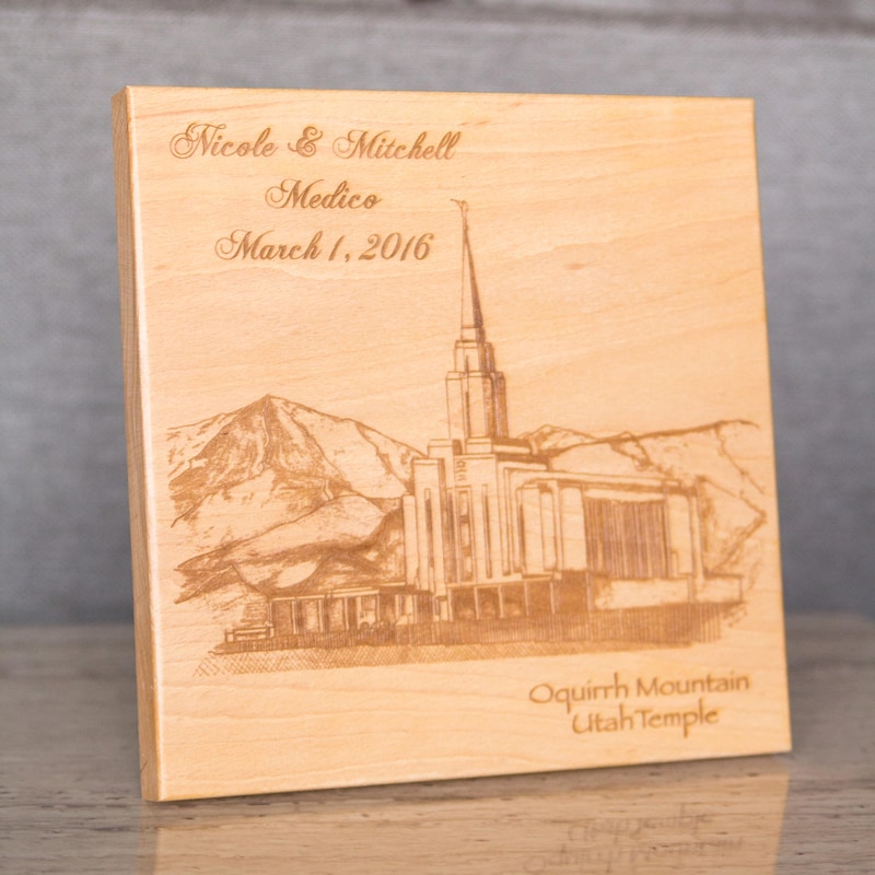 Temple Wood Sign - Etsy