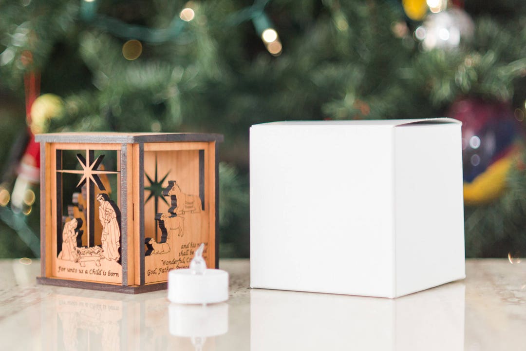 Storytime Wood Nativity Box - Etsy