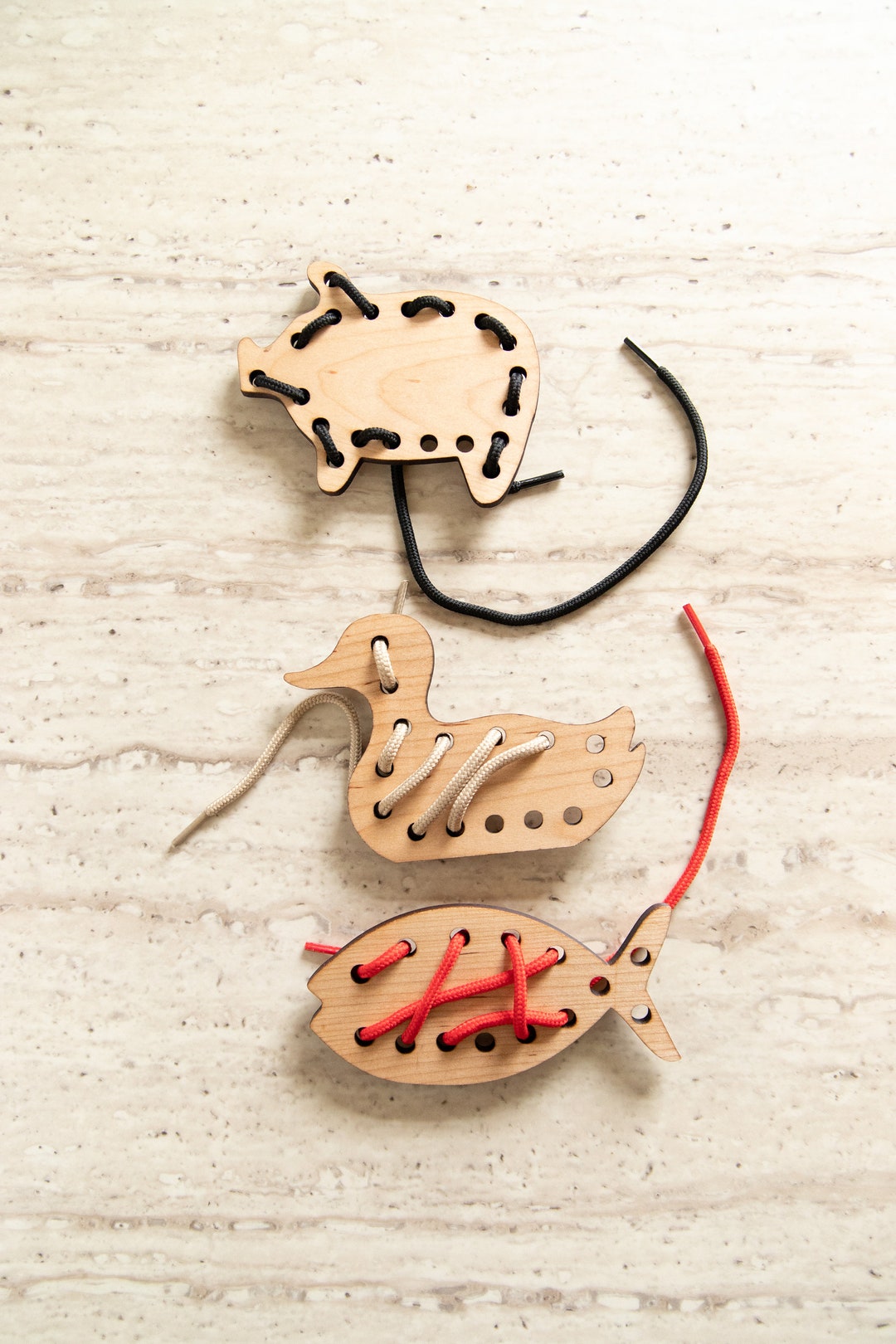 Lacing Game for Children - Etsy