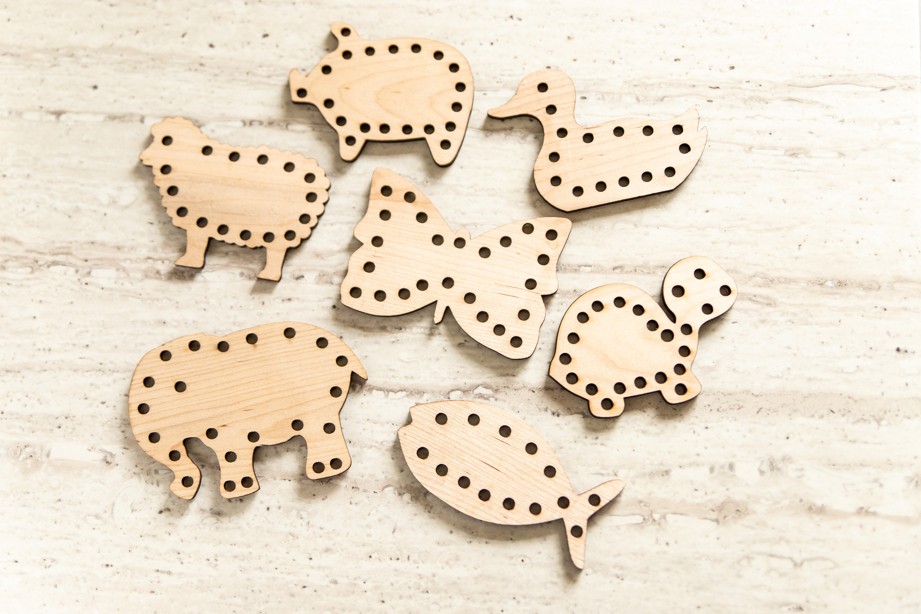 Lacing Game for Children | Etsy