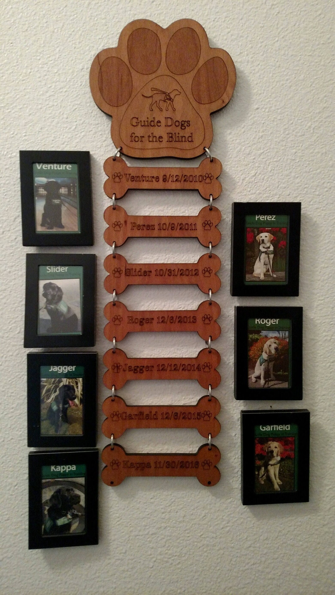 Guidedog, Servicedog , Familydog Keepsake Plaque - Etsy