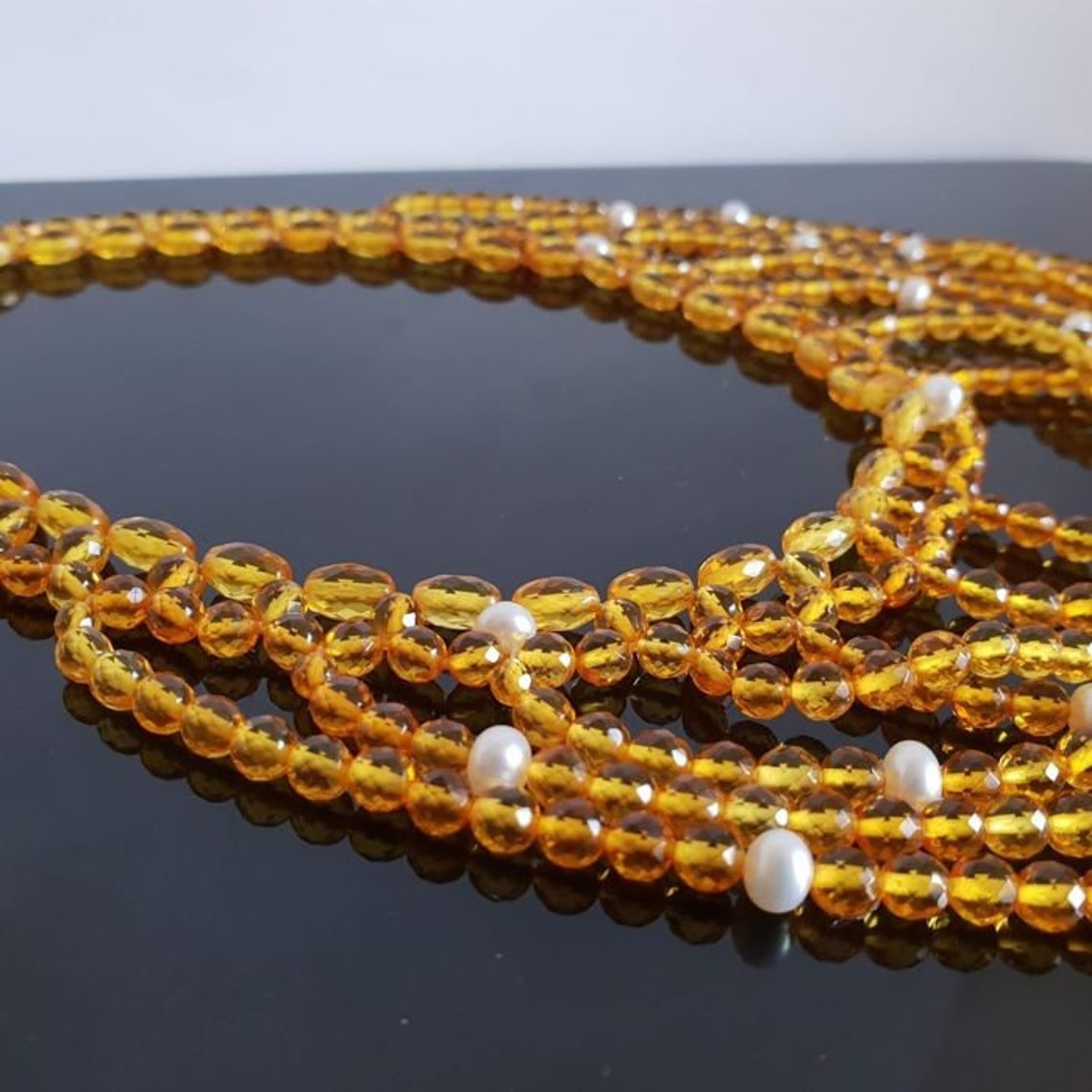 Genuine Natural Baltic Amber Beads Necklace Limited Edition No Pressed ...