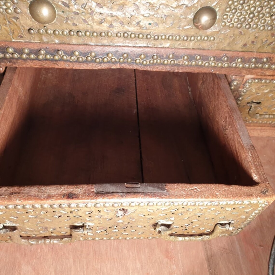 Rare Antique Omani African Zanzibar Chest Brass-mounted Early 19th ...