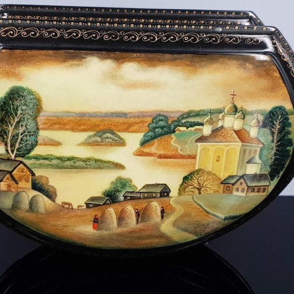 Russian Lacquer Box - Etsy
