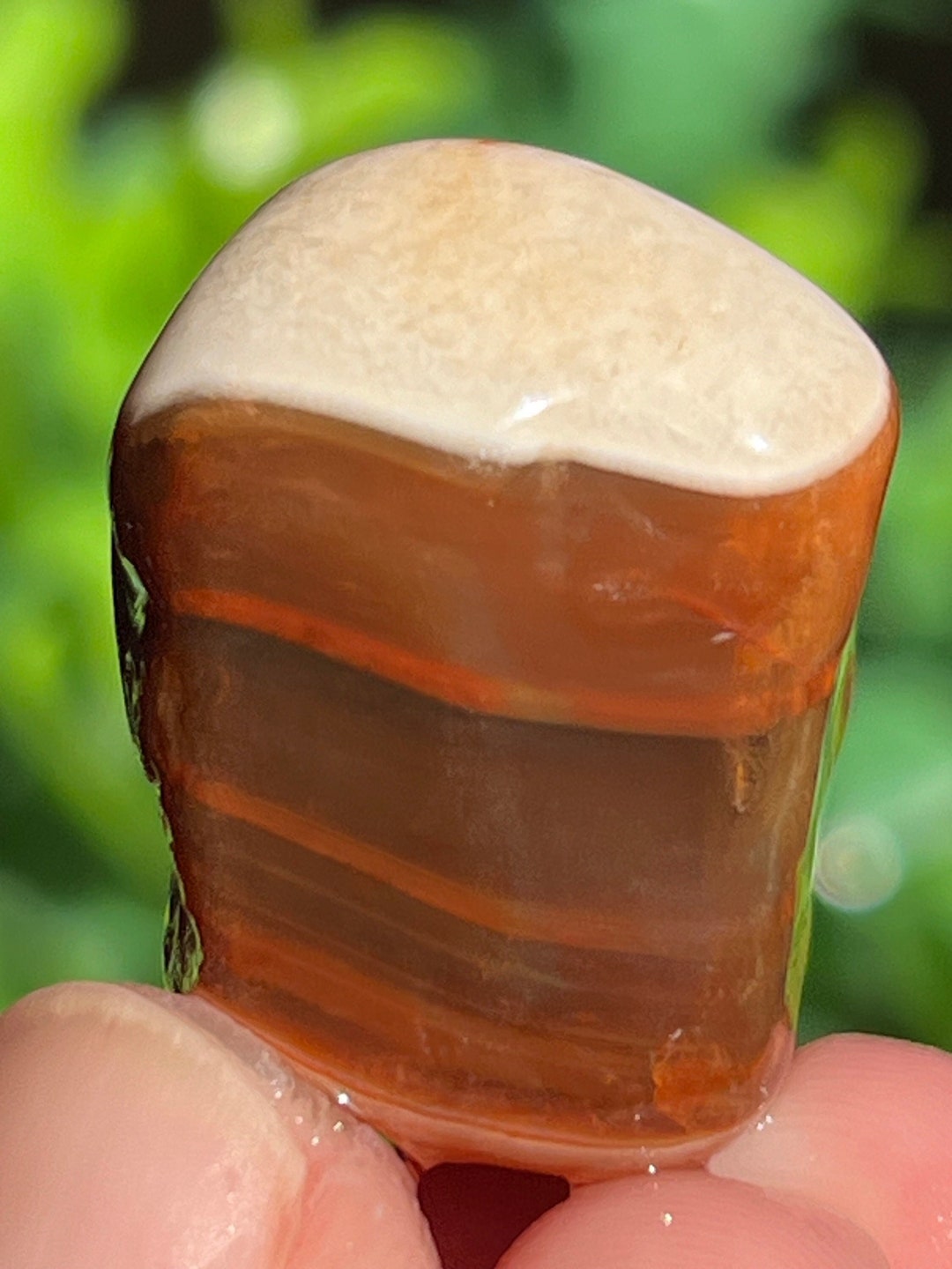 Lake Superior Agate Red White Pink Tubes Crystal Banding .61 Oz - Etsy