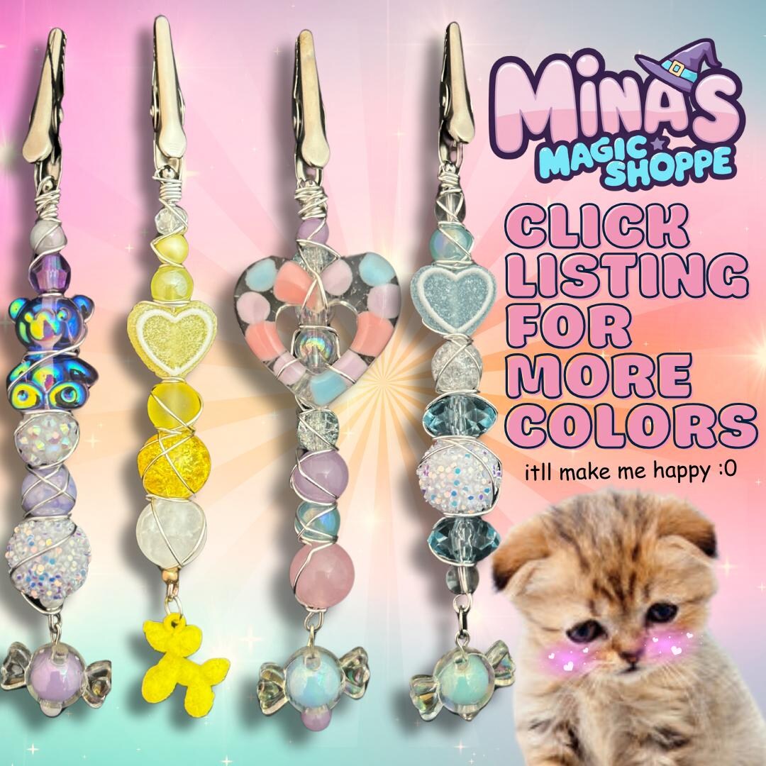 Candy & Carnival ATM Clip/wand - Etsy