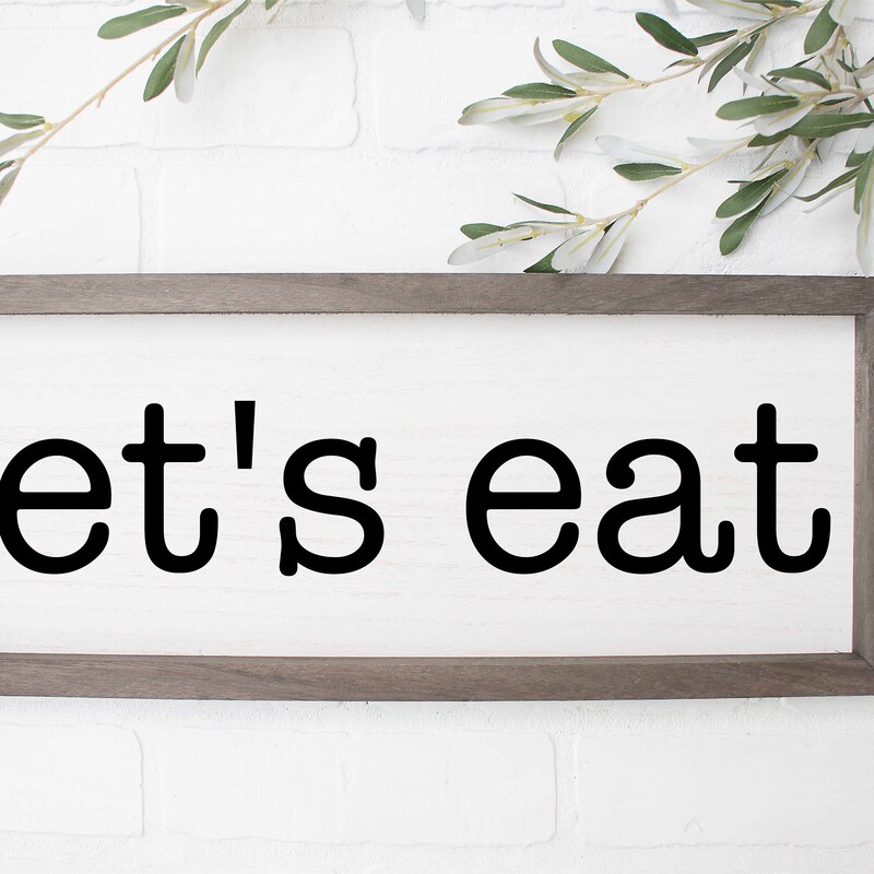 Eat Sign - Etsy