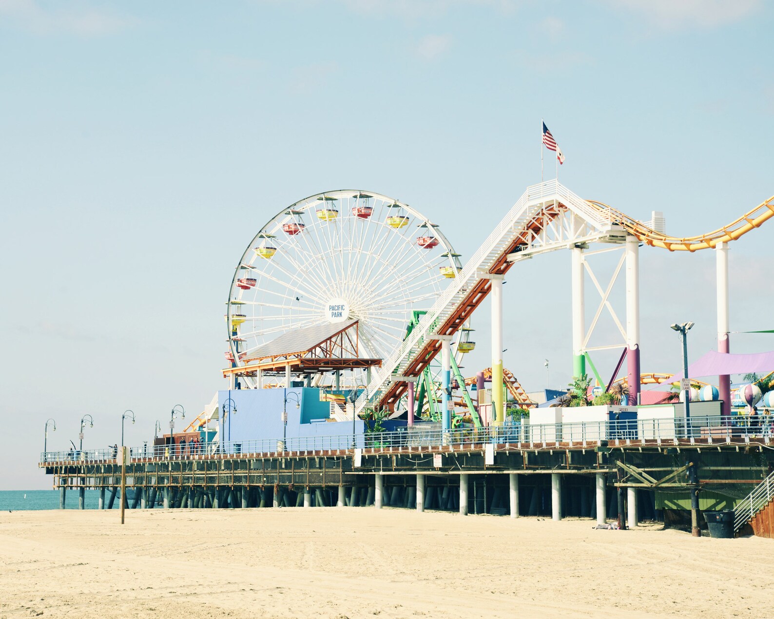 Santa Monica Pier Los Angeles Beach Boardwalk Photography LA - Etsy